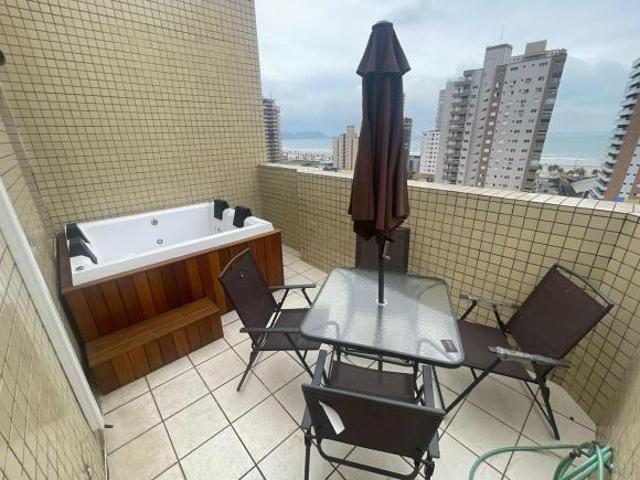Cobertura 3 dormitórios Aviação, Praia Grande