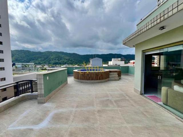 Cobertura 3 dorms 650mts praia, 2 vagas, Enseada permuta