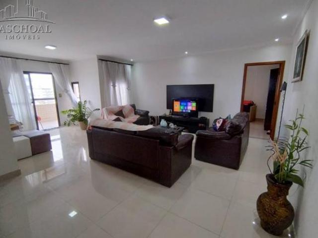 Cobertura 3 quartos, sendo 3 suites, ampla sala 3 ambinetes, 100m do mar * Tupi * Praia Grande