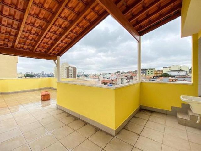 COBERTURA 100MTS 2 QUARTOS 1 VAGA CAMILÓPOLIS SANTO ANDRÉ