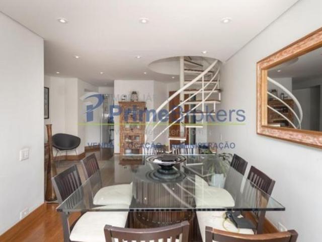 Cobertura, 190m² 3 Dormitórios, 1 Suíte, 3 Vagas, Vista Deslumbrante Itaim Bibi