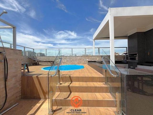 Cobertura 235m² / 4 Quartos / 4 Vagas / Piscina / Elevador / Castelo BH