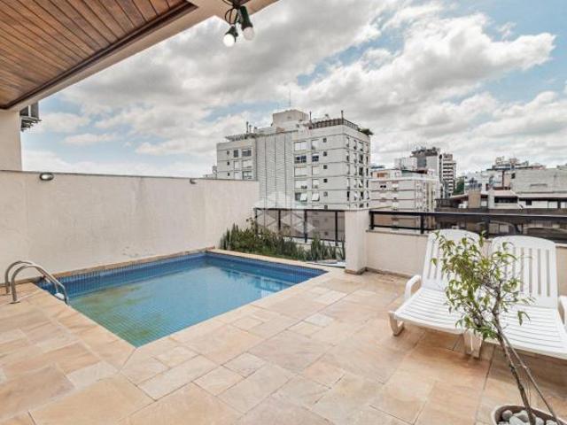 Cobertura 289m² com piscina 3 dormitórios 2 vagas no Rio Branco