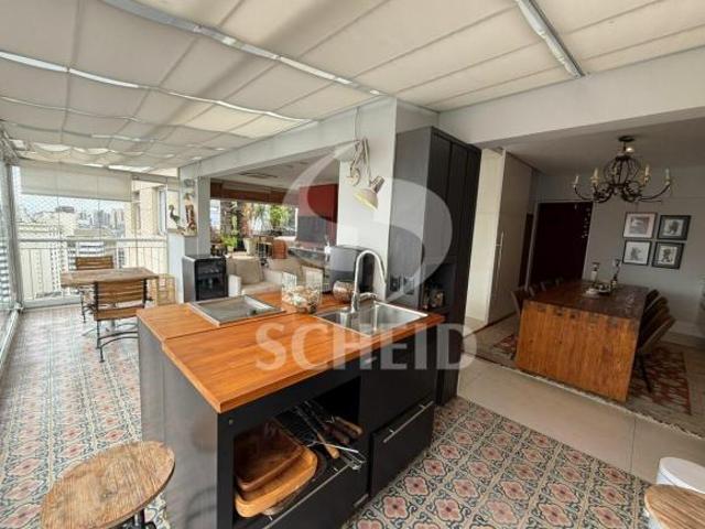 Cobertura 294m² no Paraíso com Jacuzzi, Varanda Gourmet, 4 Vagas