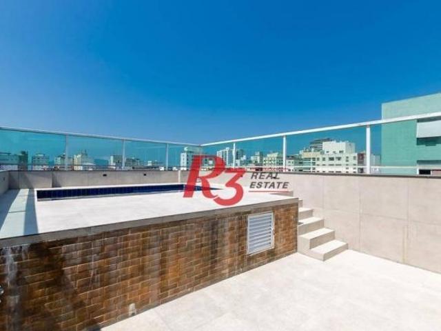 Cobertura, 374 m² venda por R$ 1.500.000,00 ou aluguel por R$ 12.054,66/mês Centro São Vicente