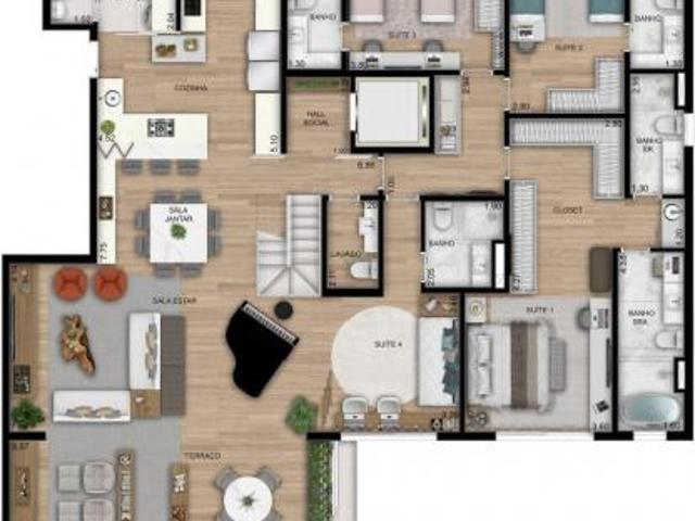 Cobertura 388m² / O ápice da sofisticação luxo sem limites no Jd. Vitória Régia / Chaves Abril 2027