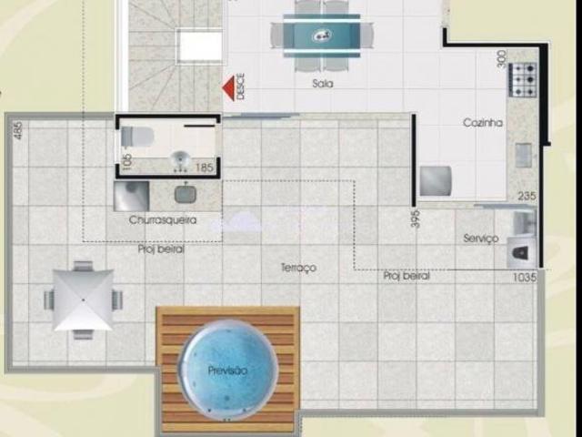 Cobertura, 4 quartos, 153m² Dona Clara