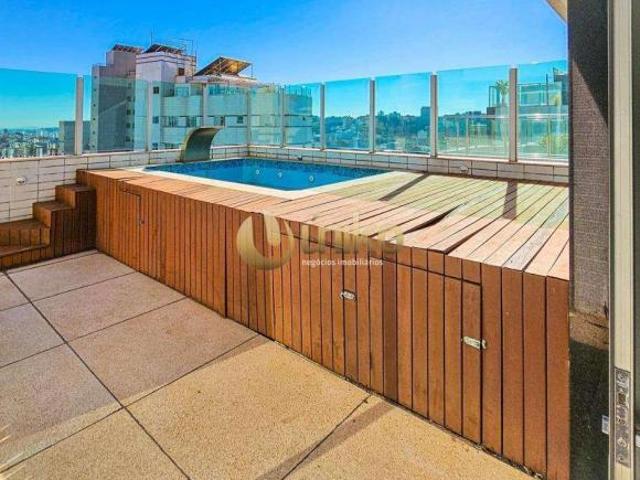 Cobertura, 4 quartos, 1 suite, 3 vagas