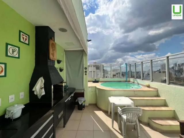 Cobertura, 4 quartos, 1 suite, 2 vagas