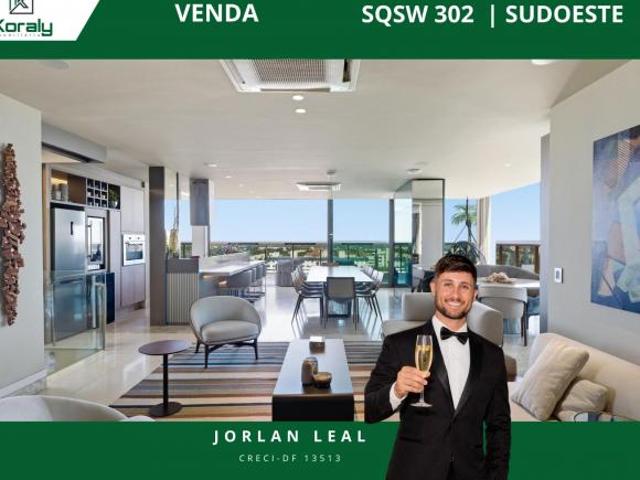 Cobertura 5 quartos à venda na SQSW 302 reformada e mobiliada