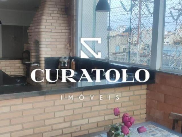 Cobertura com Área Gourmet, 3 dorms, 1 suíte, varanda, 2 vagas Vila Floresta, Santo André