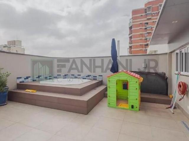 Cobertura com jacuzzi à venda em Pinheiros, São Paulo SP: 3 quartos, 1 suíte, 3 salas, 3 banheiros