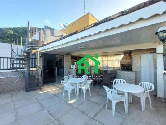 Cobertura com Varanda Gourmet, 3 dormitórios à venda por R$ 700.000 Enseada Guarujá/SP