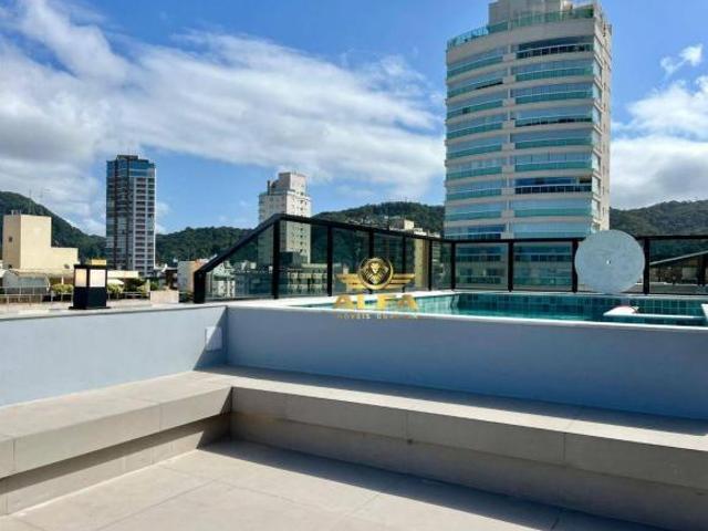 Cobertura com vista mar e varanda gourmet a poucos metros da praia na Enseada – Alfa Imóveis Guarujá