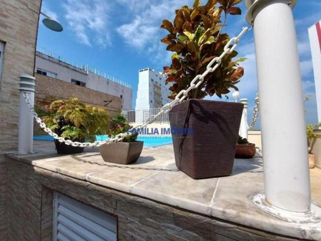 Cobertura com vista para o mar em Santos José Menino