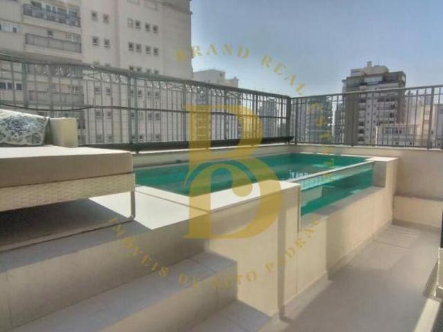 Cobertura com vista privilegiada, localizada na Vila Nova Conceição
