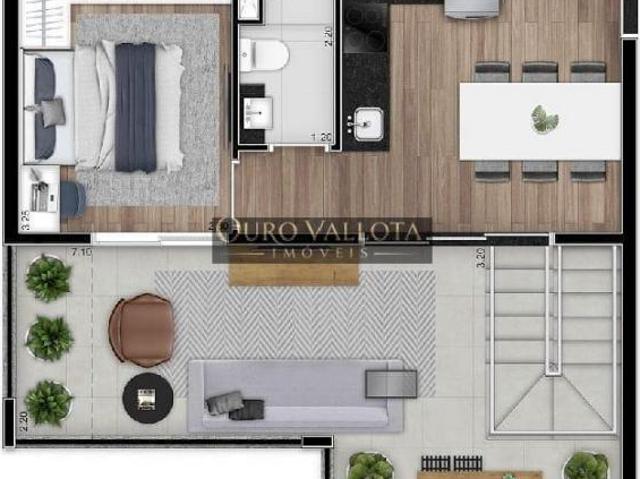 Cobertura com 1 dormitório à venda, 86 m² por R$ 1.257.213 Vila Madalena São Paulo/SP