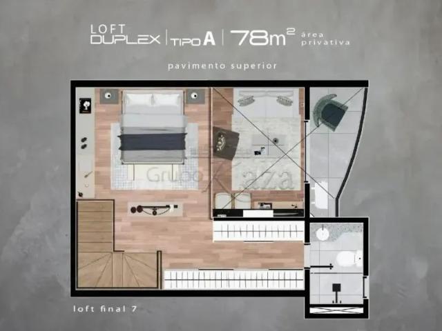 Cobertura com 1 Quarto para alugar, 96m² Jardim Aquarius