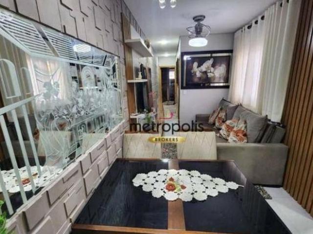 Cobertura com 2 dormitórios à venda, 50 m² por R$ 517.000,00 Vila Alzira Santo André/SP