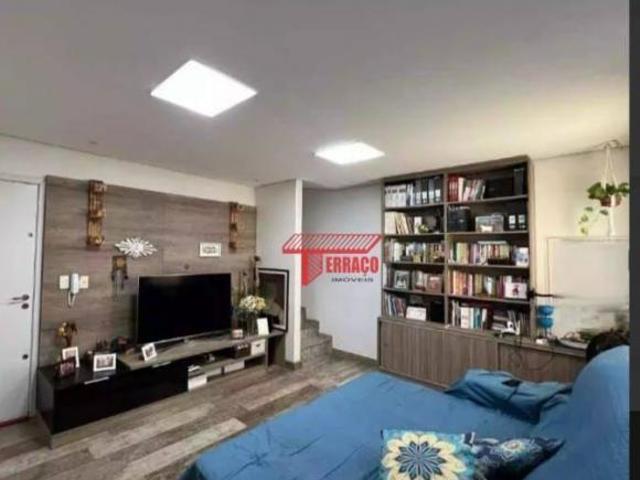 Cobertura com 2 dormitórios à venda, 60 m² por R$ 500.000,00 Vila Tibiriçá Santo André/SP