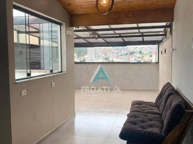 Cobertura com 2 dormitórios à venda, 74 m² por R$ 400.000,00 Vila Junqueira Santo André/SP