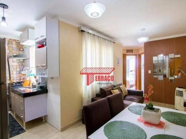 Cobertura com 2 dormitórios à venda, 76 m² por R$ 340.000,00 Vila Guaraciaba Santo André/SP