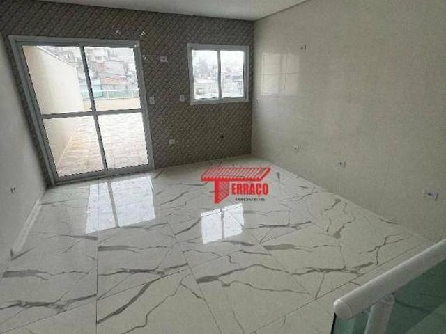 Cobertura com 2 dormitórios à venda, 78 m² por R$ 500.000,00 Jardim Guarará Santo André/SP