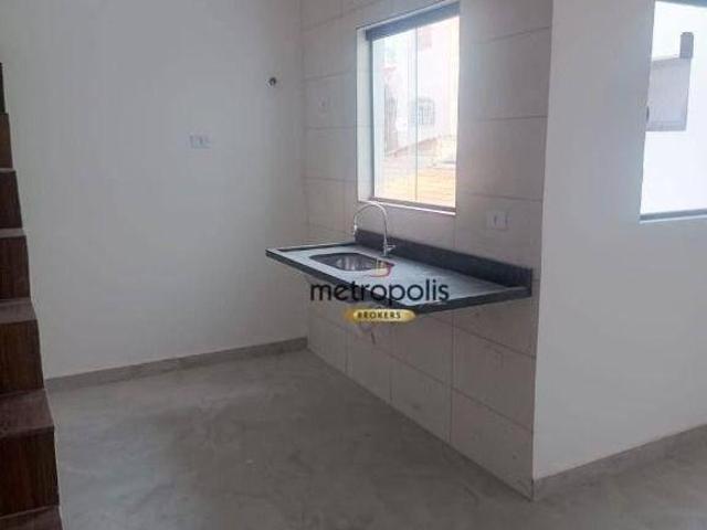 Cobertura com 2 dormitórios à venda, 80 m² por R$ 350.000,00 Cidade São Jorge Santo André/SP