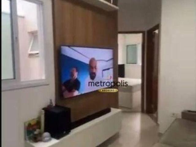 Cobertura com 2 dormitórios à venda, 80 m² por R$ 480.000,00 Vila Scarpelli Santo André/SP