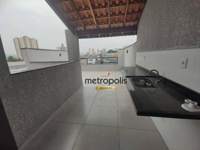 Cobertura com 2 dormitórios à venda, 80 m² por R$ 405.000,00 Casa Branca Santo André/SP