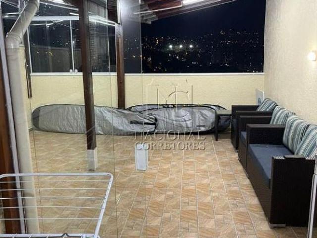 Cobertura com 2 dormitórios à venda, 80 m² Vila Junqueira Santo André/SP