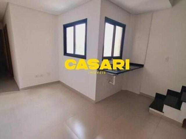Cobertura com 2 dormitórios à venda, 82 m² Vila Scarpelli Santo André/SP