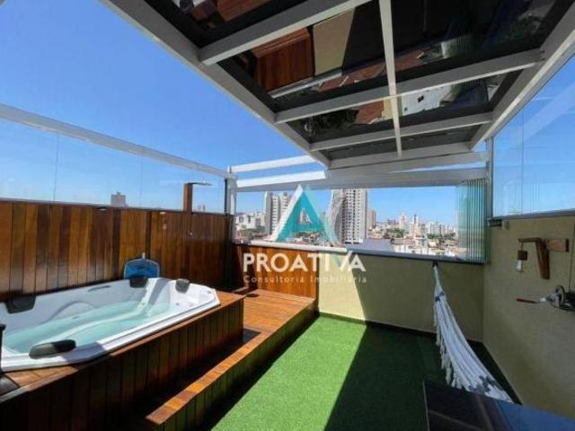 Cobertura com 2 dormitórios à venda, 86 m² Santa Maria Santo André/SP