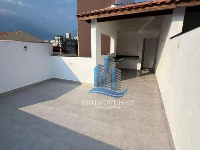 Cobertura com 2 dormitórios à venda, 90 m² por R$ 470.000,00 Santa Maria Santo André/SP