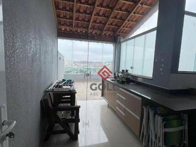 Cobertura com 2 dormitórios à venda, 90 m² por R$ 409.000,00 Vila Vitória Santo André/SP