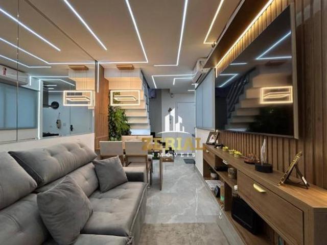 Cobertura com 2 dormitórios à venda, 90 m² por R$ 615.000,00 Campestre Santo André/SP