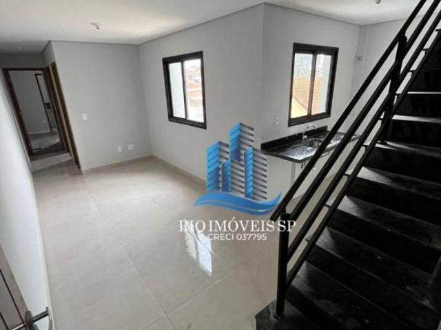 Cobertura com 2 dormitórios à venda, 91 m² por R$ 560.000,00 Santa Maria Santo André/SP