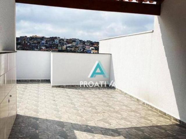 Cobertura com 2 dormitórios à venda, 95 m² Jardim Guarará Santo André/SP