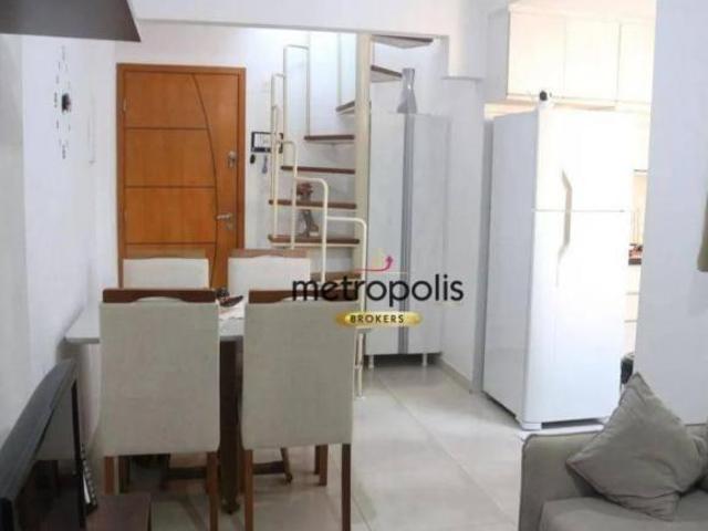 Cobertura com 2 dormitórios à venda, 95 m² por R$ 425.000,00 Santa Maria Santo André/SP
