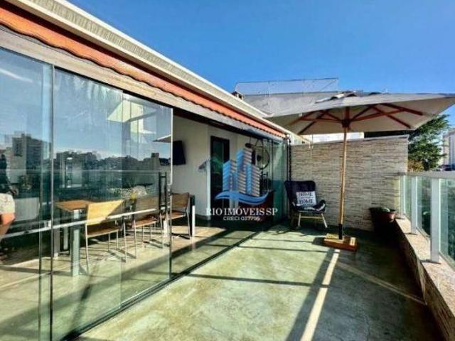 Cobertura com 2 dormitórios à venda, 104 m² por R$ 595.000,00 Campestre Santo André/SP