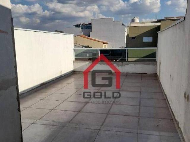 Cobertura com 2 dormitórios à venda, 106 m² por R$ 495.000,00 Utinga Santo André/SP