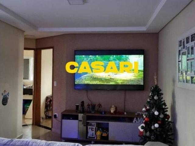 Cobertura com 2 dormitórios à venda, 107 m² Vila Tibiriçá Santo André/SP