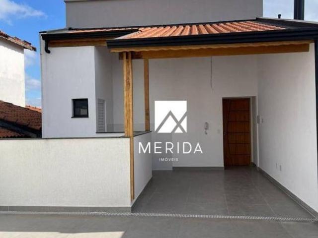 Cobertura com 2 dormitórios à venda, 110 m² por R$ 607.000,00 Vila Guiomar Santo André/SP