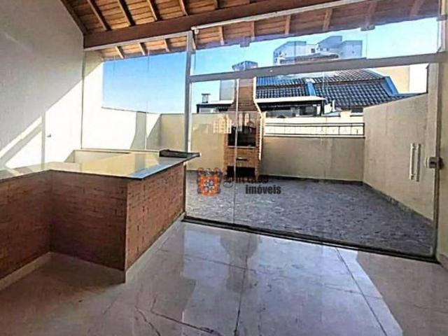 Cobertura com 2 dormitórios à venda, 110 m² por R$ 650.000,00 Campestre Santo André/SP