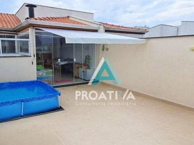 Cobertura com 2 dormitórios à venda, 110 m² por R$ 680.000,00 Campestre Santo André/SP