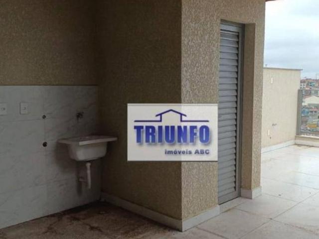 Cobertura com 2 dormitórios à venda, 111 m² por R$ 460.000,00 Jardim do Estádio Santo André/SP