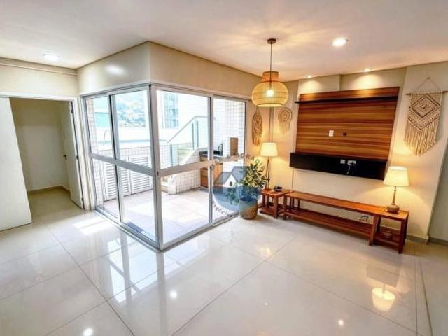 Cobertura com 2 dormitórios à venda, 114 m² por R$ 900.000,00 Marapé Santos/SP