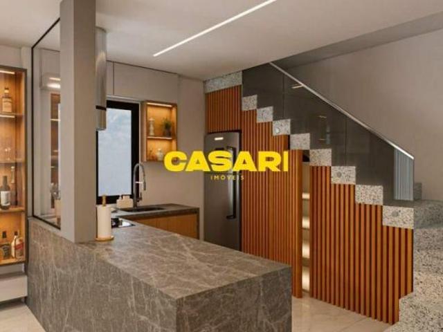 Cobertura com 2 dormitórios à venda, 119 m² Campestre Santo André/SP
