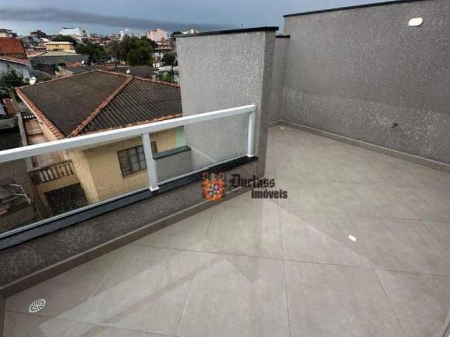 Cobertura com 2 dormitórios à venda, 120 m² por R$ 590.000,00 Vila Linda Santo André/SP