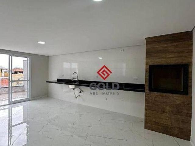 Cobertura com 2 dormitórios à venda, 124 m² por R$ 565.000,00 Vila Linda Santo André/SP